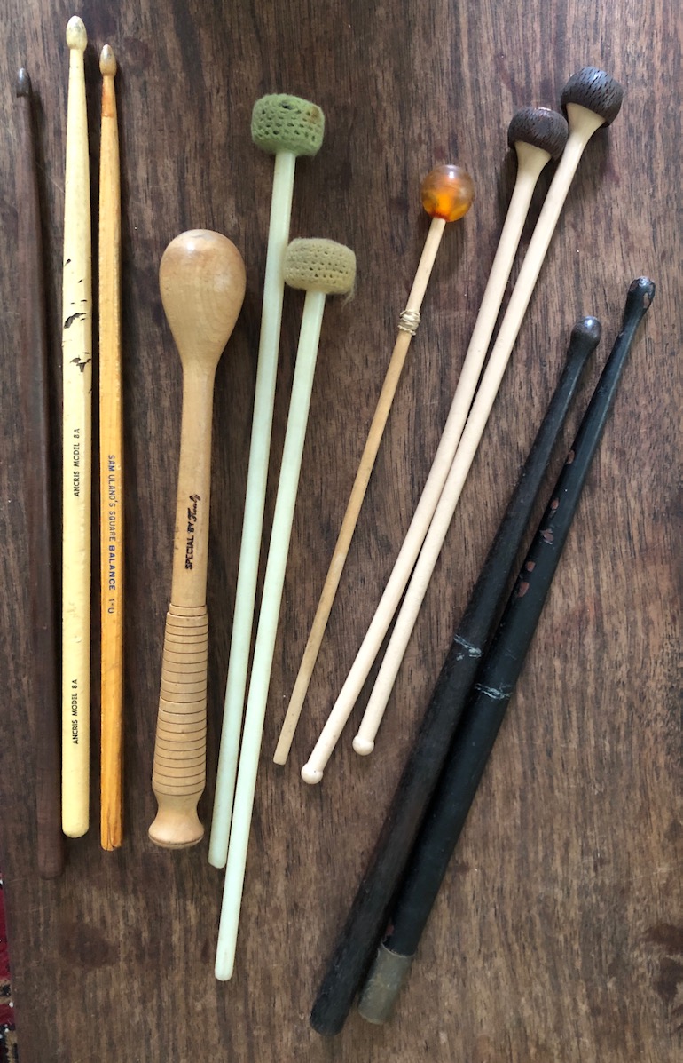 Gene Krupa's Sticks and Mallets Mcaulay Drums